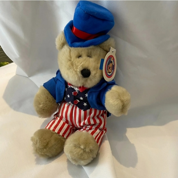 Toys | Starbucks Bearista July 4th Patriotic Uncle Sam Plush Bear ...